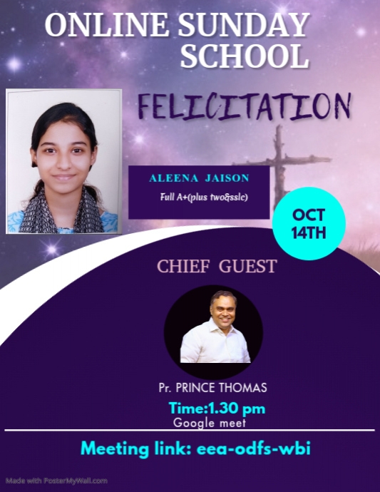 Copy of Blue Modern First Lady Day Church Flyer Templ | PosterMyWall