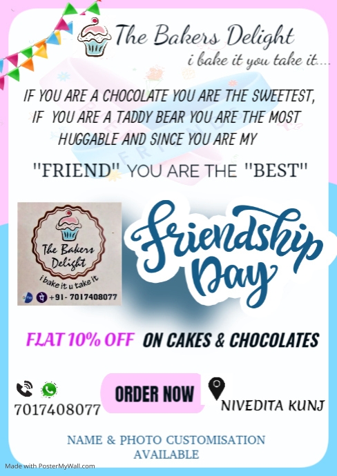 Friendship Day Party Poster Template | PosterMyWall