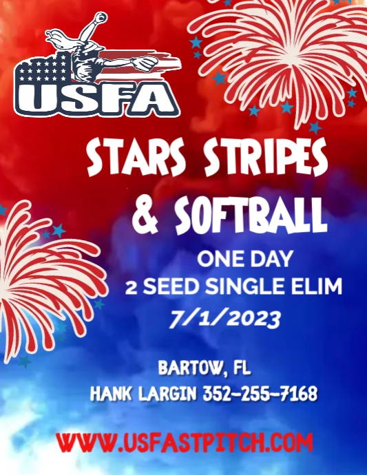Copy of Stars Stripes Softball (1) | PosterMyWall