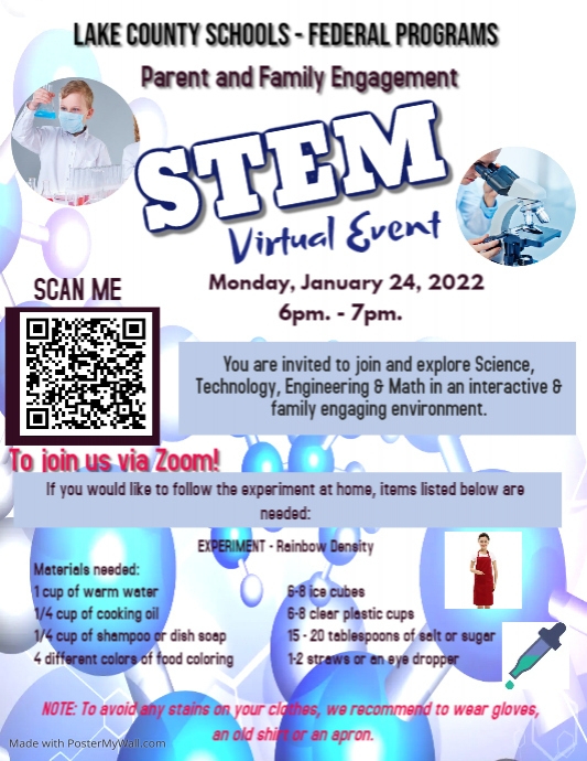 Secondary STEM Flyer English | PosterMyWall