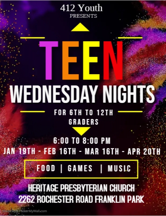 Copia de TEEN NIGHTS | PosterMyWall