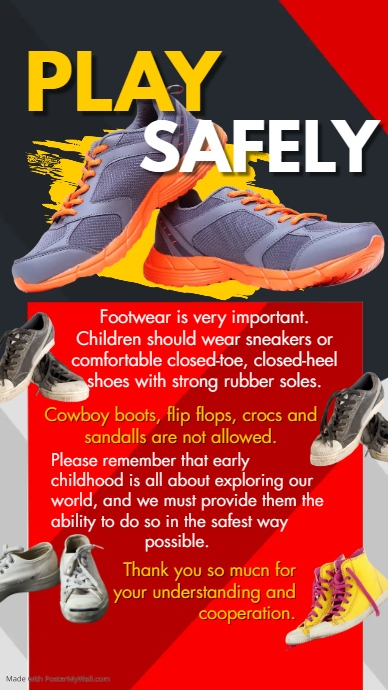 Shoe Safety | PosterMyWall