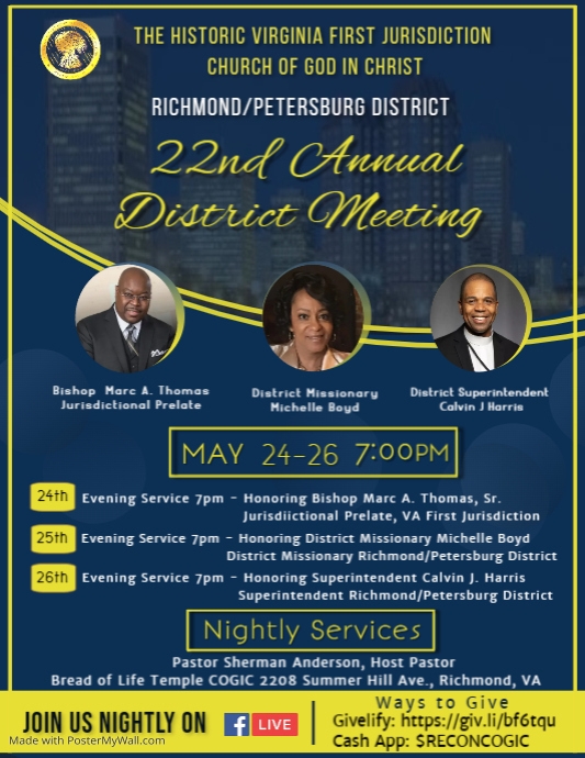 Copy of District Meeting Flyer 2022 | PosterMyWall