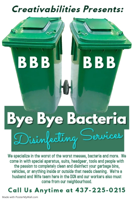 Wheelie Bin Cleaning Service | PosterMyWall