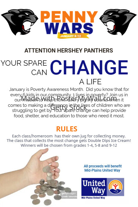 School penny wars drive flyer | PosterMyWall