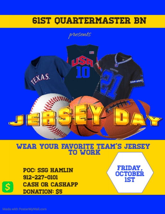 Copy of Jersey Day 2020 | PosterMyWall