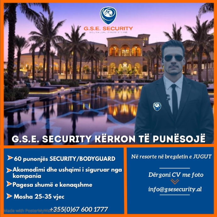 Copy of Nightclub bodyguard | PosterMyWall