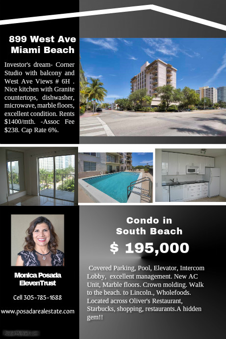 DREAM CONDO - South beach Studio for Sale | PosterMyWall