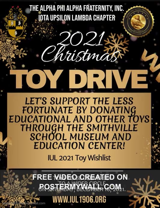 2021 IUL Toy Drive | PosterMyWall