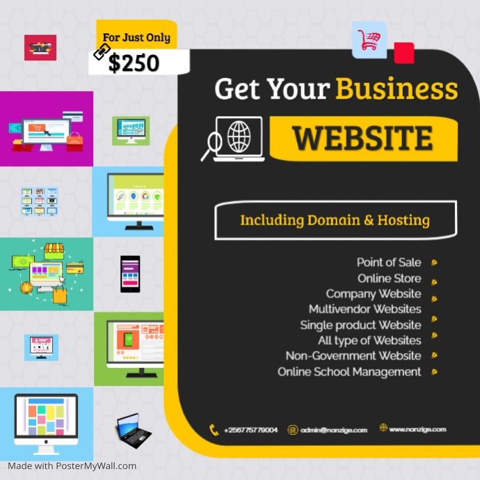 Get Your Website done! | PosterMyWall
