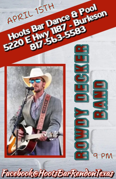 Rowdy Decker Band | PosterMyWall