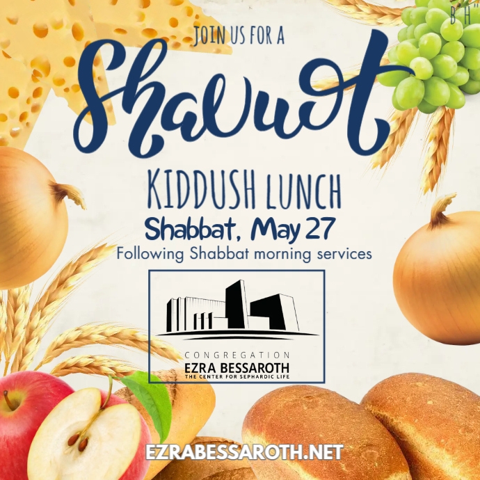 Shavuot Feast Celebration 2022 Template | PosterMyWall