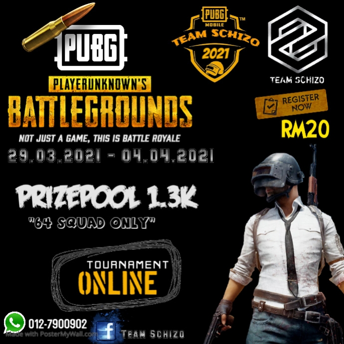 Copy of pubg gaming posters | PosterMyWall