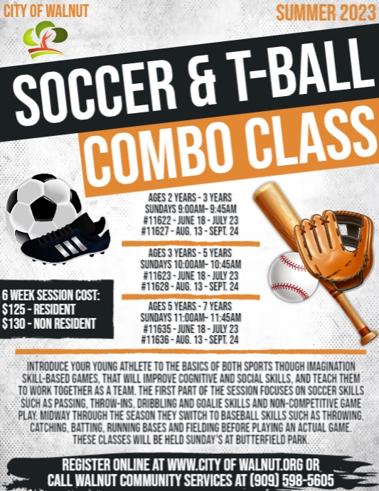 Soccer & T Ball Summer 2023 | PosterMyWall