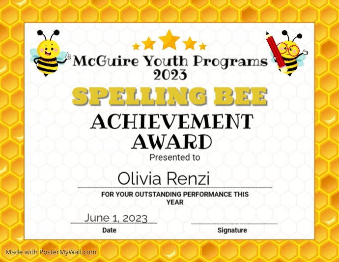 Spelling Bee Contest | PosterMyWall