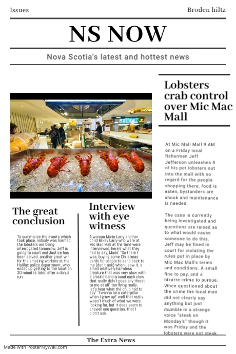 Copy of Copy of Conventional Newspaper Layout | PosterMyWall