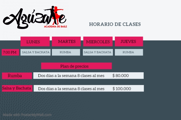 Copy of Modern Geometric Landscape School Timetable | PosterMyWall