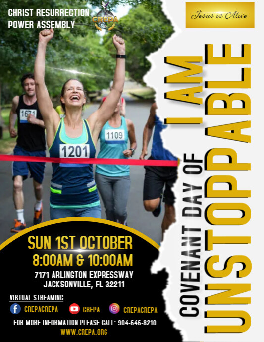 I am Unstoppable 10-1-2023 | PosterMyWall