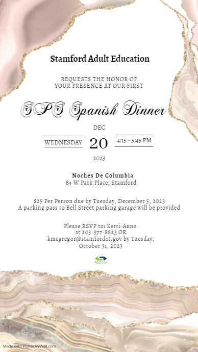 SPS Spanish dinner Invitation Template | PosterMyWall