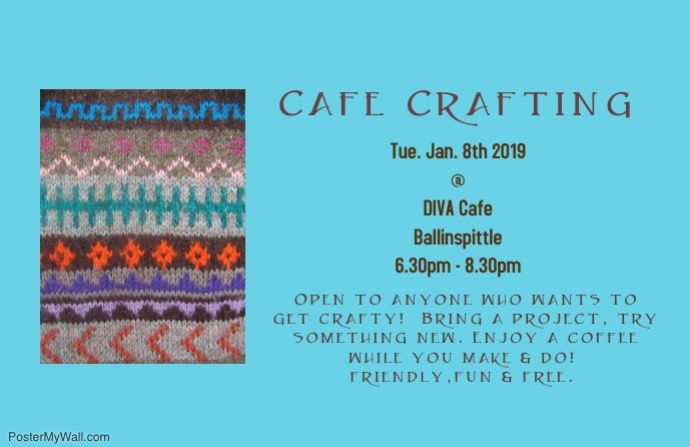 Cafe Crafting | PosterMyWall
