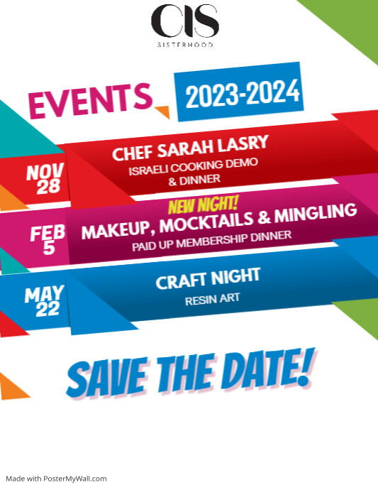 Copy of Upcoming Events Announcement Flyer Poster | PosterMyWall