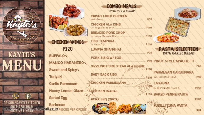 Copy of Minimalist Bistro Menu Deisgn | PosterMyWall