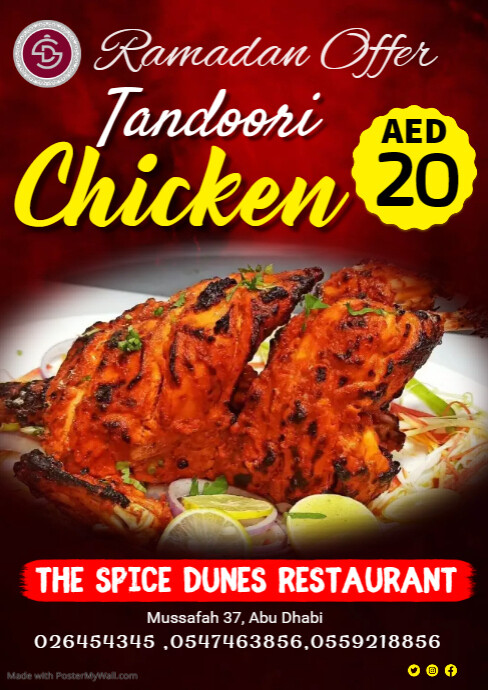 Chicken Food Ads | PosterMyWall