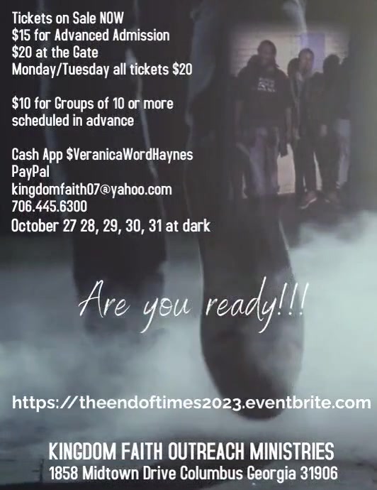 Flyer size End of Times Journey | PosterMyWall