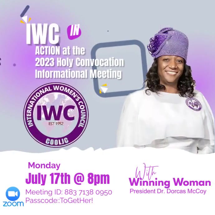 Copy of IWC In Action | PosterMyWall