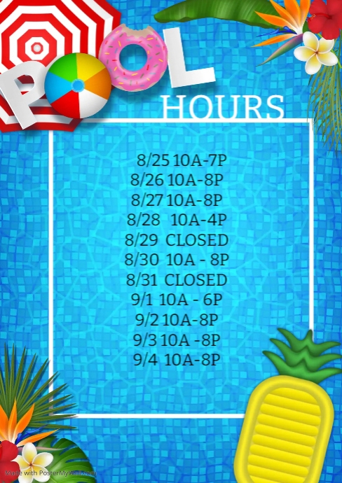 Pool Club Party | PosterMyWall