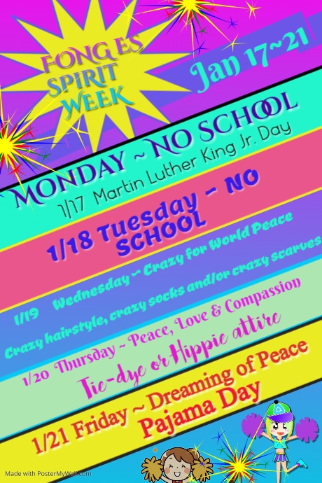 Copy of Spirit Week Poster Template | PosterMyWall