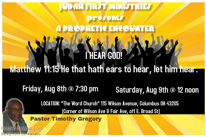 Judah First Ministries | PosterMyWall