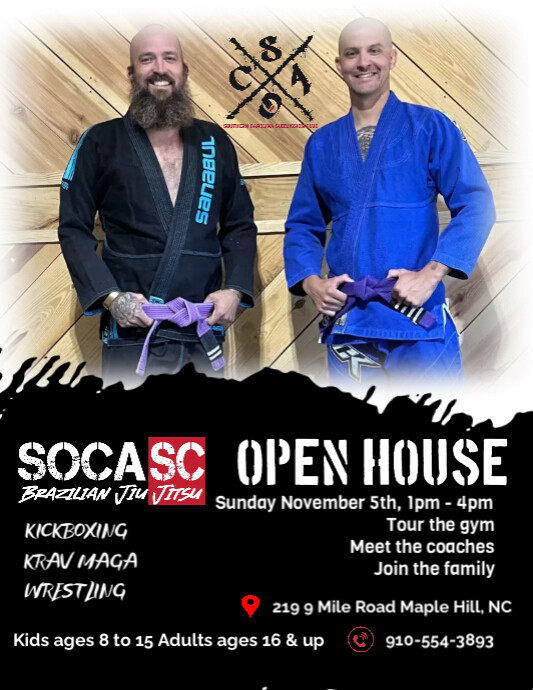 Brazilian jiu jitsu flyer | PosterMyWall