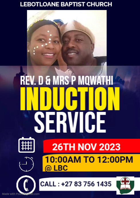 church induction service flyer template | PosterMyWall