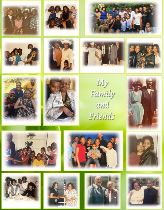 family and friends page | PosterMyWall