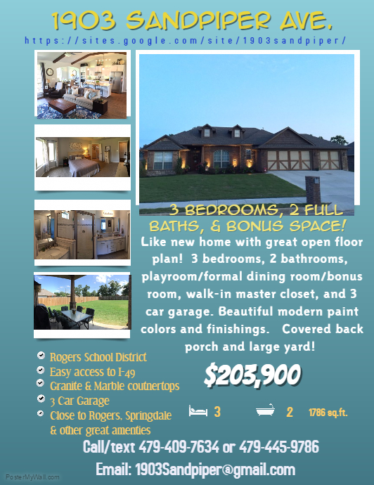 Copy of 1903 Sandpiper Ave. | PosterMyWall