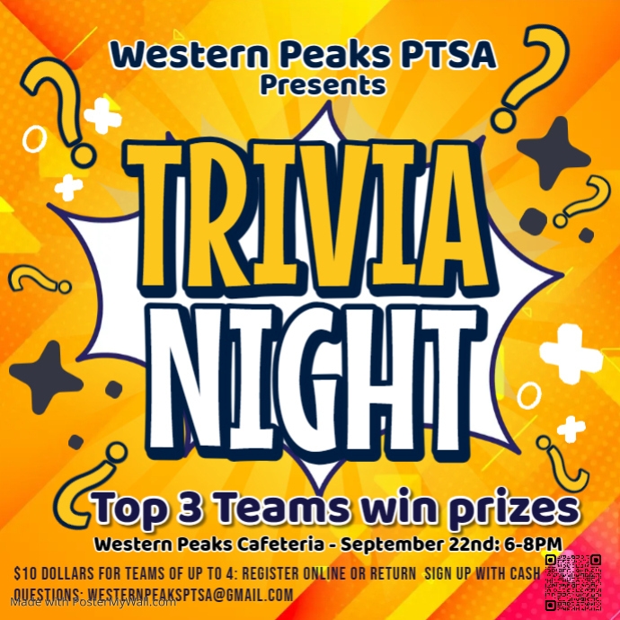 Trivia Night Square Ads | PosterMyWall