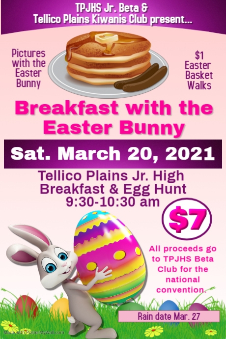 Beta Easter Pancake 2021 B | PosterMyWall