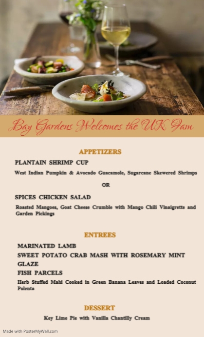 Dinner Menu 5 | PosterMyWall