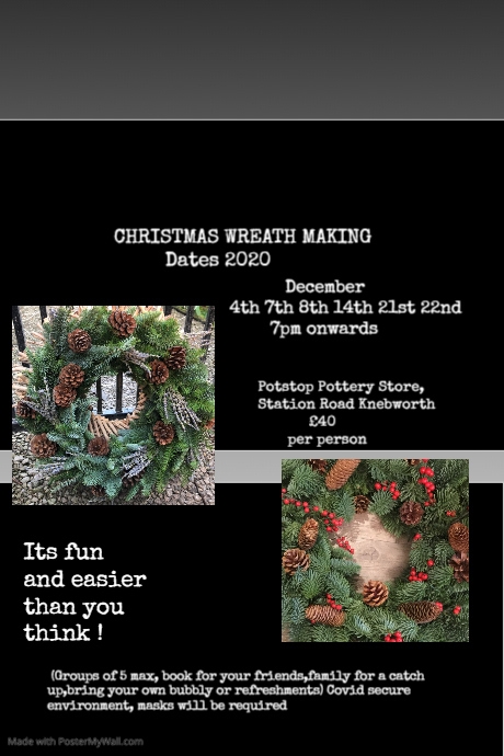 Christmas wreath making eve 2019 | PosterMyWall