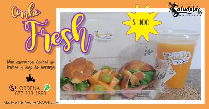 Copy of Sunday Brunch Event Cover Header Croissant (2) | PosterMyWall