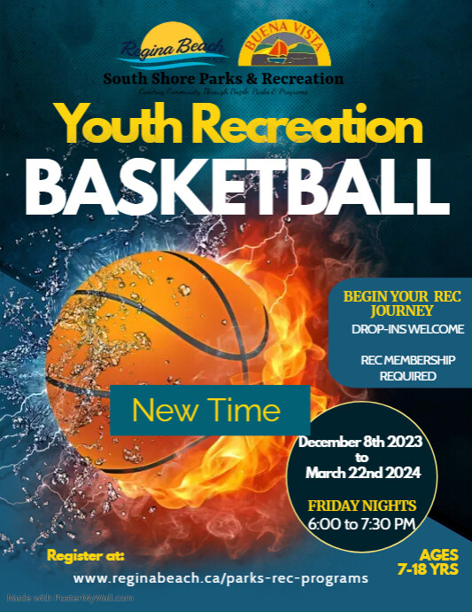 Copy of Fun Friday Basketball 2024 | PosterMyWall