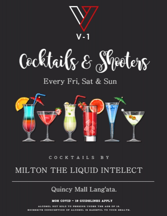 Copy of Cocktail party Flyer Template | PosterMyWall