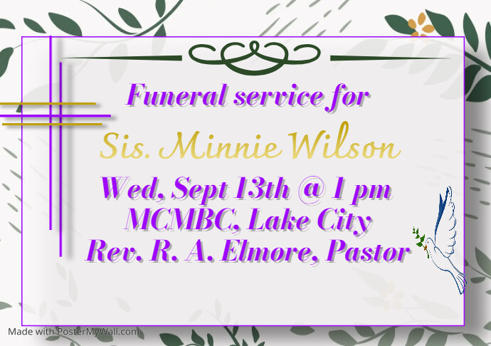 Obituary Funeral Template | PosterMyWall