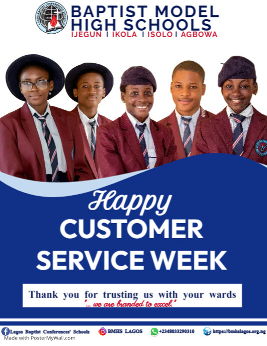 Copy of customer service week poster | PosterMyWall
