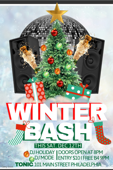 Winter Bash | PosterMyWall