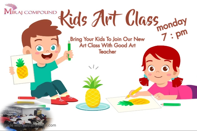 kids art class | PosterMyWall
