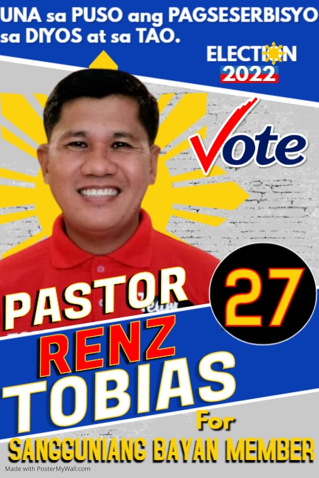 Copy of Election Tarpaulin Poster | PosterMyWall