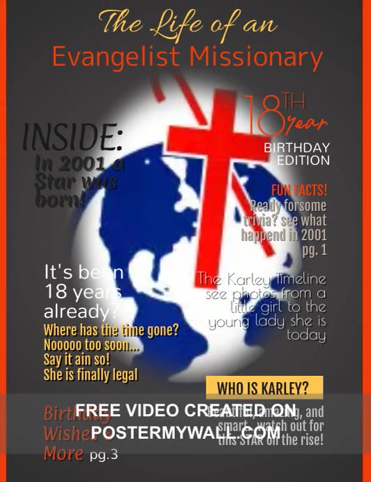 The Life of an Evangelist Missionary | PosterMyWall