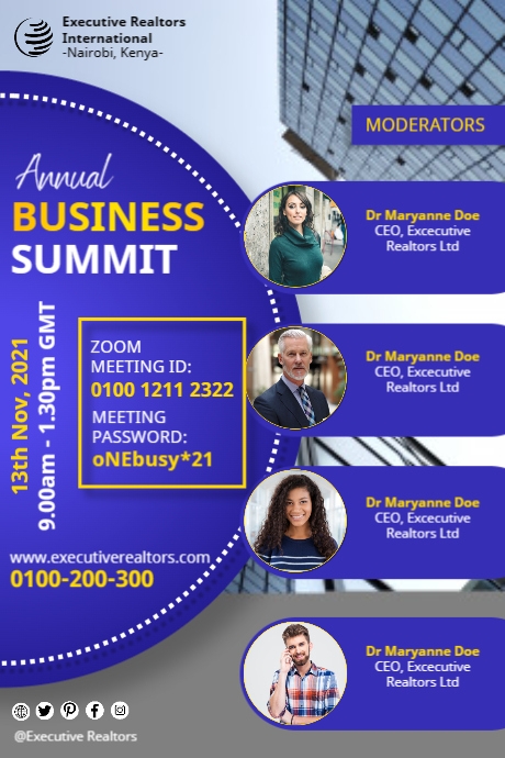 Business summit | PosterMyWall